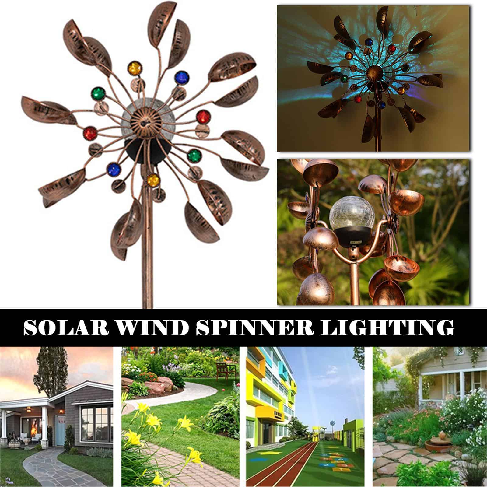 Solar Powered Wind Spinner | SmartLightPanel.com