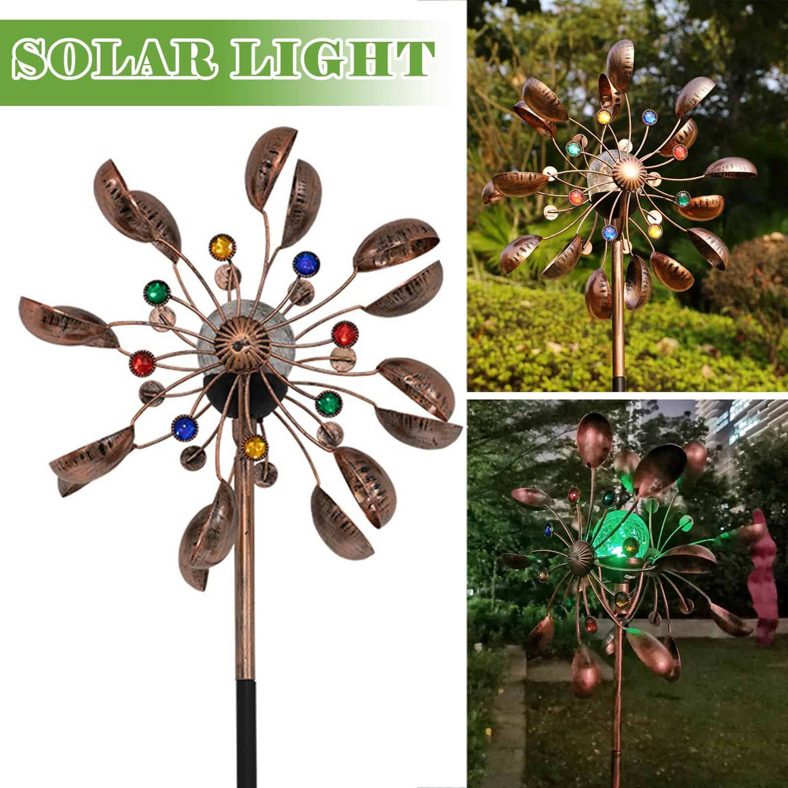 Solar Powered Wind Spinner | SmartLightPanel.com