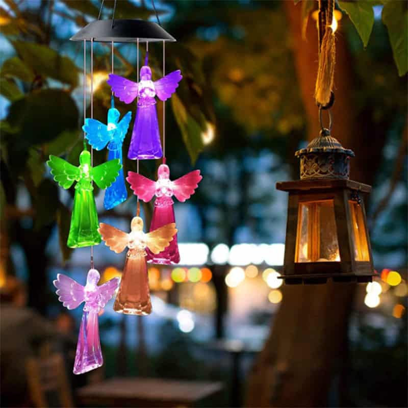 Solar Angel Wind Chime Light | SmartLightPanel.com